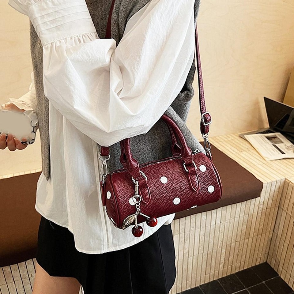 Color Wave Dot Handheld Pillow Bag for Women, Single Shoulder Crossbody ...