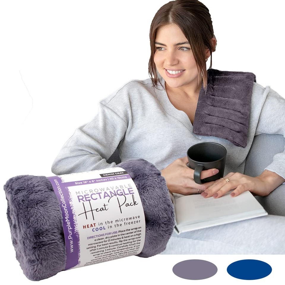 Microwavable Heating Pad for Neck & Shoulder Pain – Small Moist Heat M ...