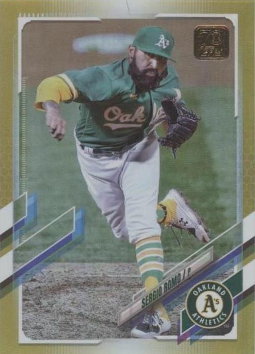 2021 Topps Update Series - Sergio Romo #US283 Gold Foil for sale online ...