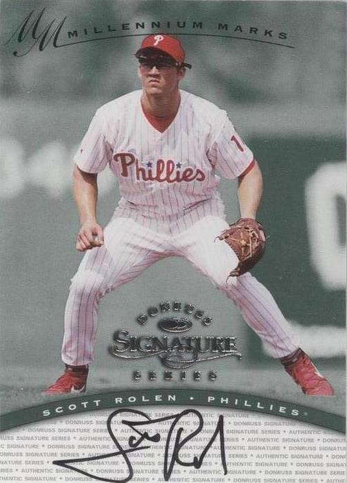 1997 Donruss Signature Series - Authentic Signatures Scott Rolen ...