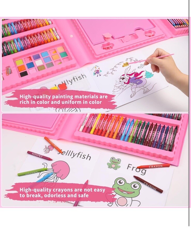 Art Supplies 248 Pieces, Girls Boys Teen Artist Drawing Art Kit, Arts ...