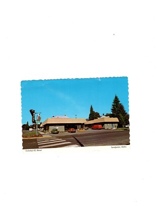 Color Post Card PC Unposted K2 Motel Sandpoint Idaho Old Volkswagen ...