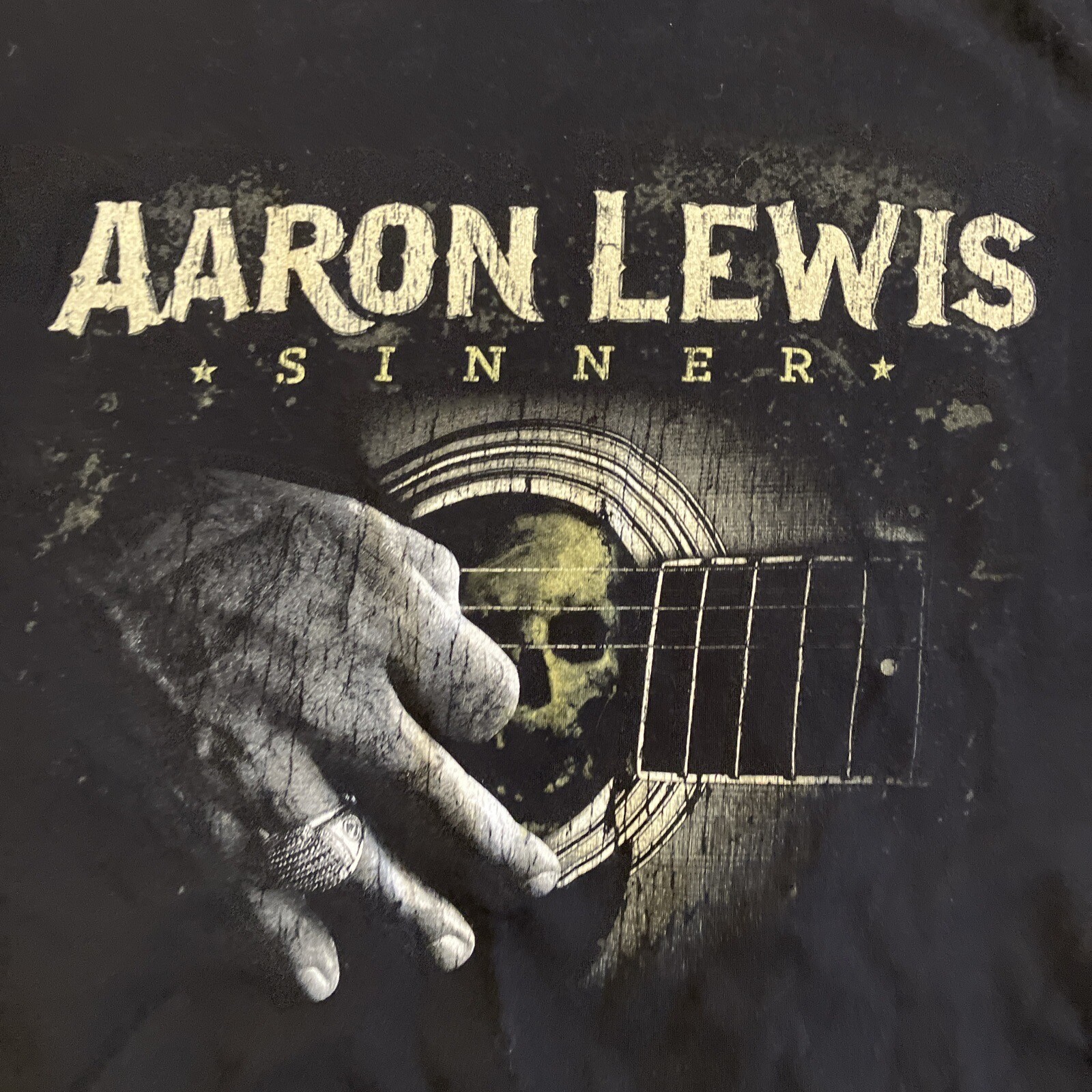 Awesome - Aaron Lewis - Sinners - 2017 Concert Tour t Shirt - Men's ...