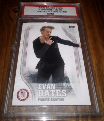 Evan Bates PSA Sealed Olympic Long Beach Expo September 2018 ...