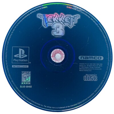 Tekken 3 (Sony PlayStation 1) PS1 Tested Game Disc 722674020794| eBay