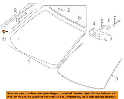 TOYOTA OEM 06-23 Avalon Windshield Reveal Moldings-Side Molding Rivet ...