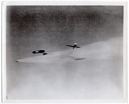 1957 USAF NORAD F-89D Scorpion Firing Atomic Genie Rocket 8x10 Original ...