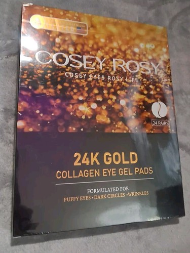COSEY ROSY 24K Gold Collagen Eye Gel Pads For Puffy Eyes Dark Circles Wrinkles | eBay