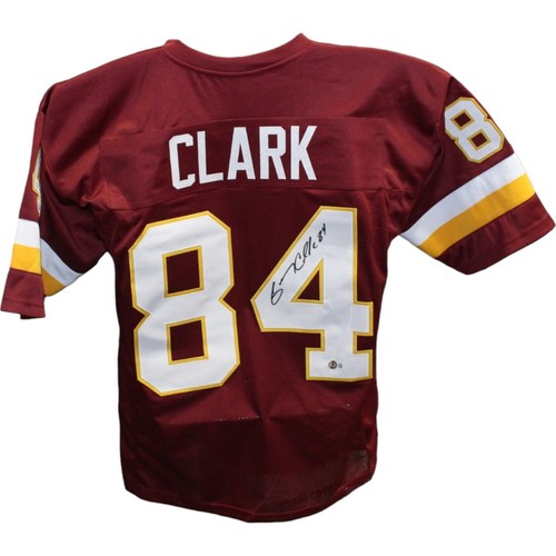Gary Clark Autographed/Signed Pro Style Red Jersey Beckett 42609 | eBay