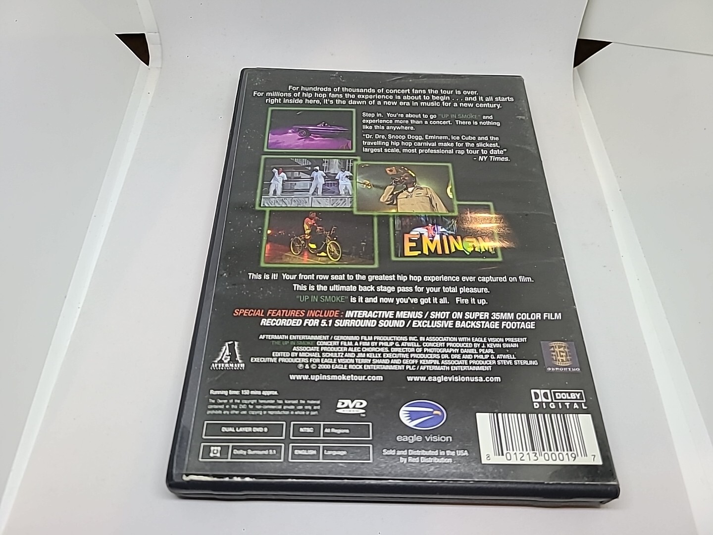 The Up in Smoke Tour DVD Dr.Dre Snoop Dog Eminem Ice Cube - VERY GOOD ...