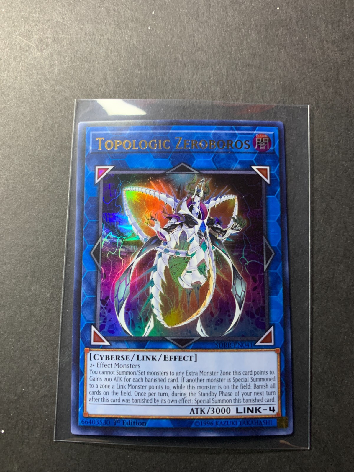 Yu-Gi-Oh! TCG Topologic Zeroboros Rokket Revolt SDRR-EN041 1st Edition ...