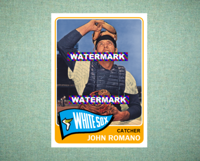 John Romano Chicago White Sox 1965 Style Custom Baseball Art Card | eBay