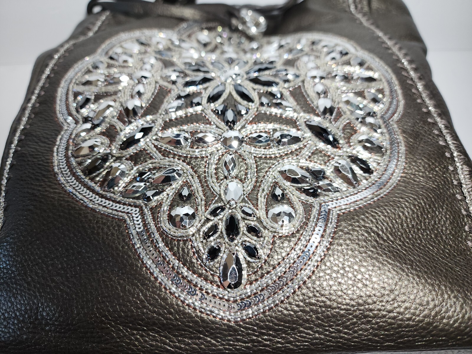 BRIGHTON PEWTER ANJU MASTERPIECE COLLECTION JEWELED EMBELLISHED ...