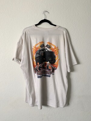 RARE VINTAGE Rally Auto Group SS Crewneck White Graphic Car T-shirt ...