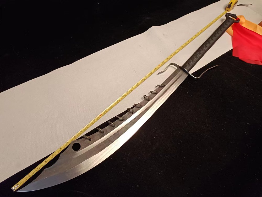 Handmade China KungFu Nine Ring Broadsword Sword WuShu Da Dao High ...