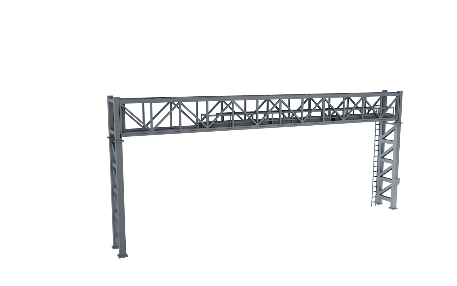 Model Railway 2,3,4 Track Gantry Only Model Kit for Signals or OLE 1.76 ...