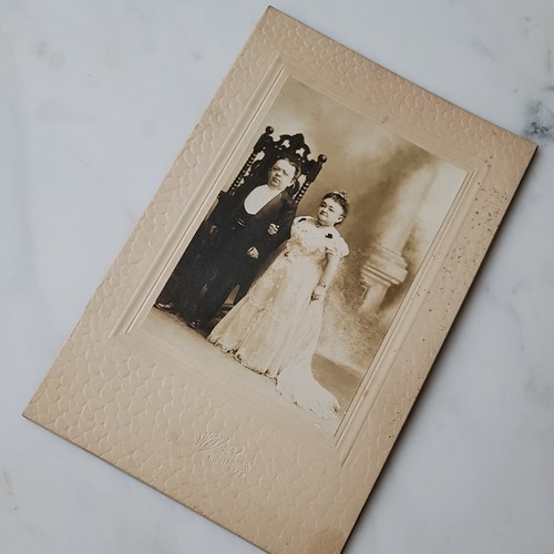 Antique Cabinet Card Count Primo Magri & Mrs. Tom Thumb (Countess Magri ...