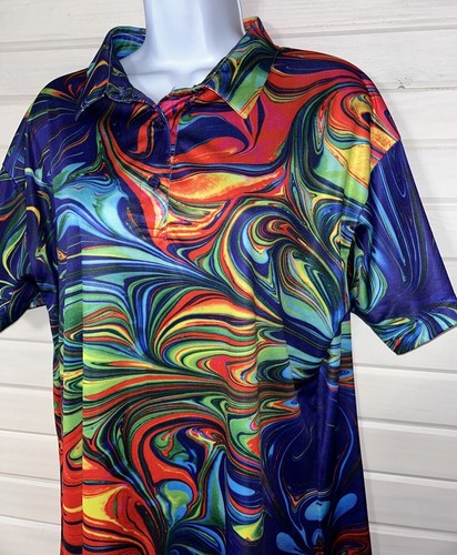 PLG Play Loud Golf Sz XXL Silently be Heard Short Sleeve Polo Shirt ...