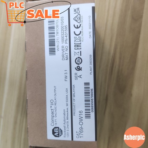 New Sealed Allen-Bradley 1769-OW16 CompactLogix Relay Output Module US ...