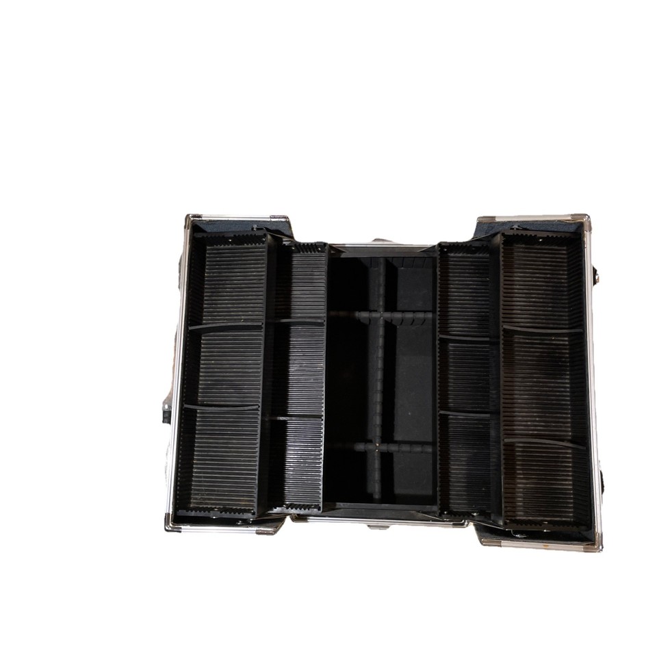Silver Aluminum Multipurpose Carrying Case with Trays, Carry Handle | eBay