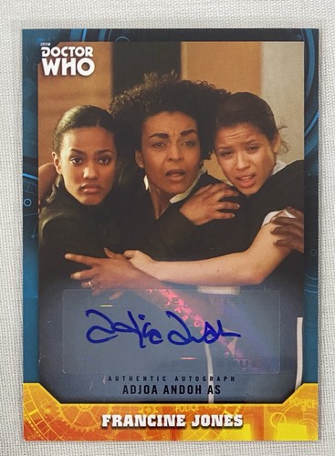 Adjoa Andoh Francine Jones Autograph DOCTOR WHO Signature Series 2017 ...