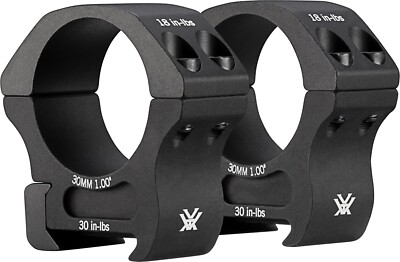 Vortex Pro Series Riflescope Rings, 30mm-Medium Height, PR30-M *New | eBay