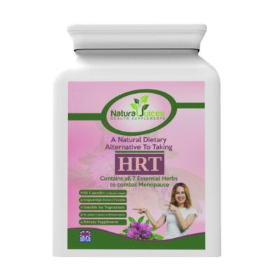 Natural HRT for Women 60 capsules - Helps to combat Menopause 2 months ...