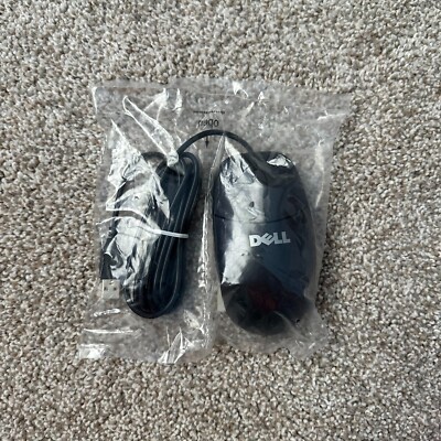 NEW DELL USB Wired 3 Button Ball Trackball Mouse Scroll Wheel 0X7636 ...