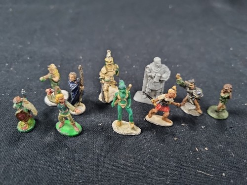 Ral Partha Metal Miniatures Bundle x10 - D&D, Fantasy - Part Painted ...