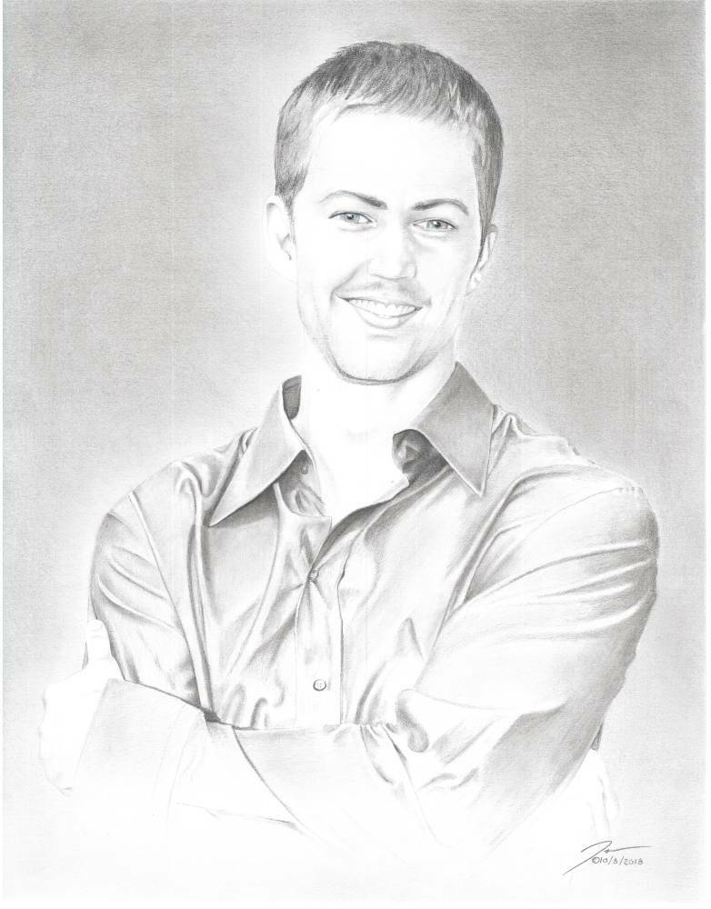 Paul Walker Drawing