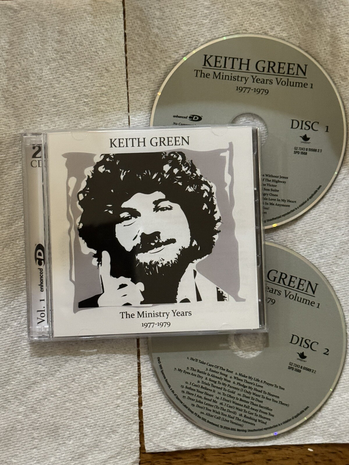 Ministry Years Vol. 1: 1977-1979 by Keith Green, 2 Disc, Enhanced CD ...