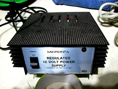 DC Power Supplies - Micronta Regulated 12 Volt Power Supply
