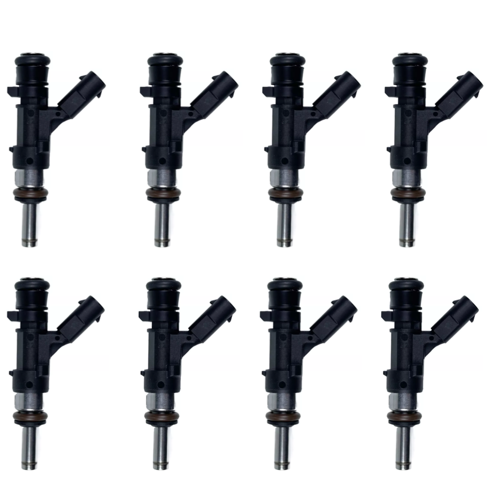 8 Fuel Injectors 0280158142 for Mercedes-Benz C63 ML63 AMG W216 W204 ...