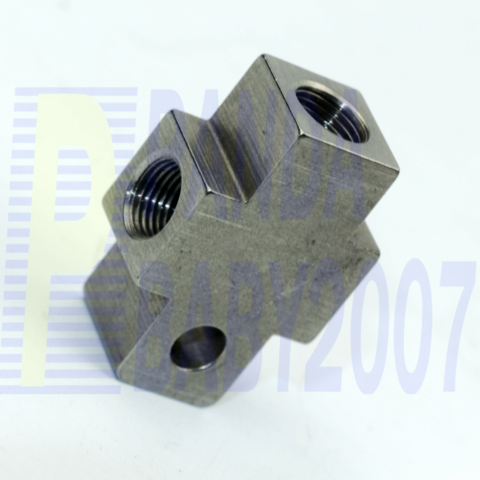 Female M10x1 SUS T-Type 3-way Brake Line Fitting Connector Splitter ...