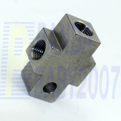 Female M10x1 SUS T-Type 3-way Brake Line Fitting Connector Splitter ...