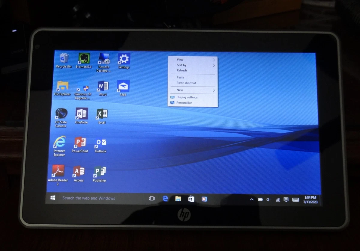Hp Microsoft Tablet