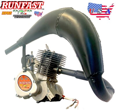 100cc 2 Stroke Real YD100 Motorized Bicycle Engine Motor with FASTER ...