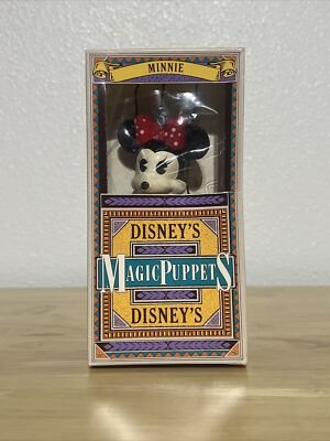 Disney's Magic Puppets Wooden Characters Minnie Mouse Vintage Rare | eBay