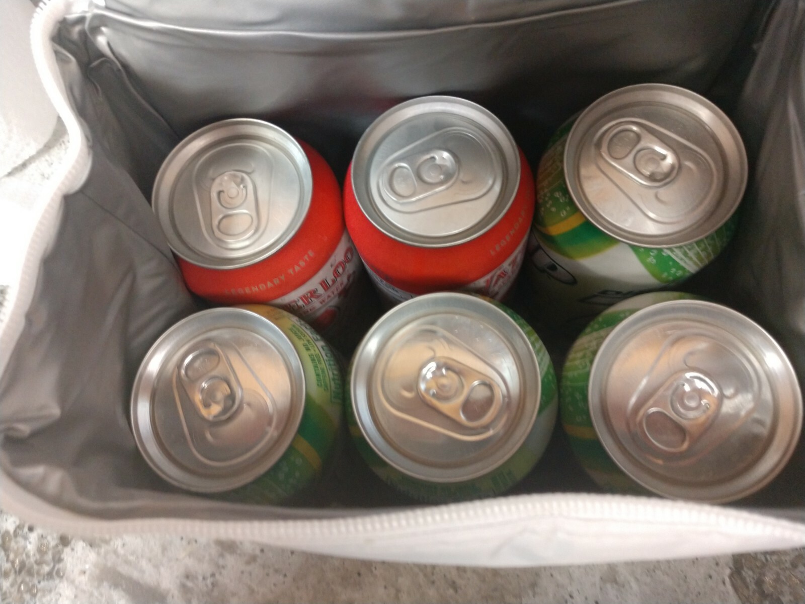 Blue Moon Insulated Cooler Lunch Box Beer Bag Tote +Zipper & Strap ...