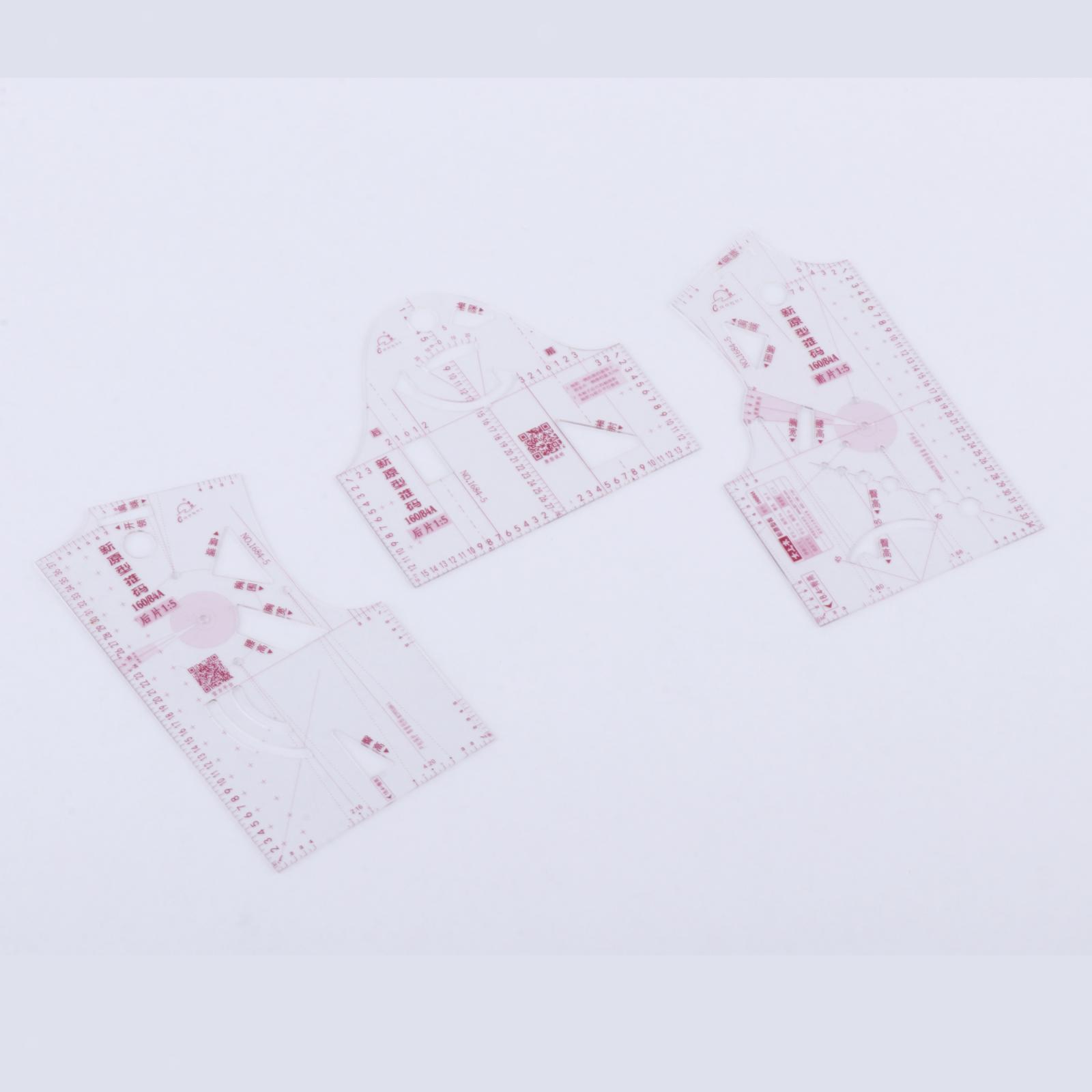 :5 Cloth Design Ruler Drafting Clothing Prototype Ruler Tailor Sewing ...