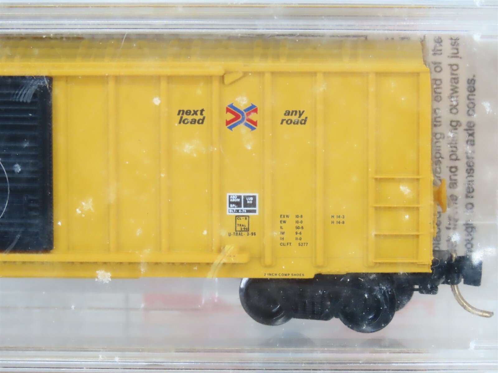 N Scale Micro-Trains MTL #25562 RBOX Railbox 50' Single Door Box Car 3 ...