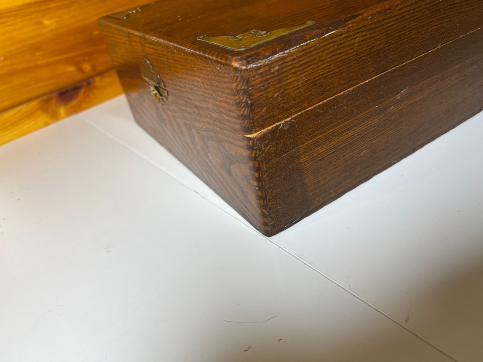 Antique Wood Wooden Priest's Sick Call Last Rites Anointing Viaticum ...