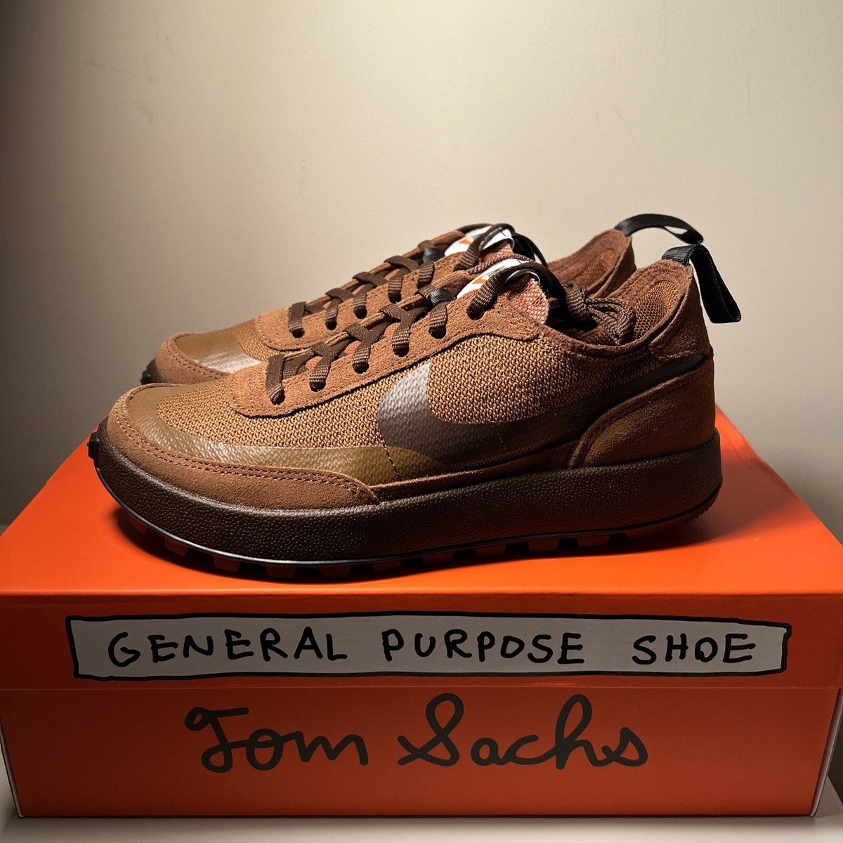 Tom Sachs x NikeCraft General Purpose Shoe Brown Women 6 | eBay Tom Sachs x NikeCraft General Purpose Shoe Brown Women 6 | eBay