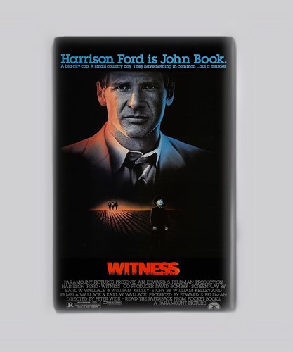 WITNESS (1985) - 2" x 3" MOVIE POSTER MAGNET (80's vhs action harrison ...