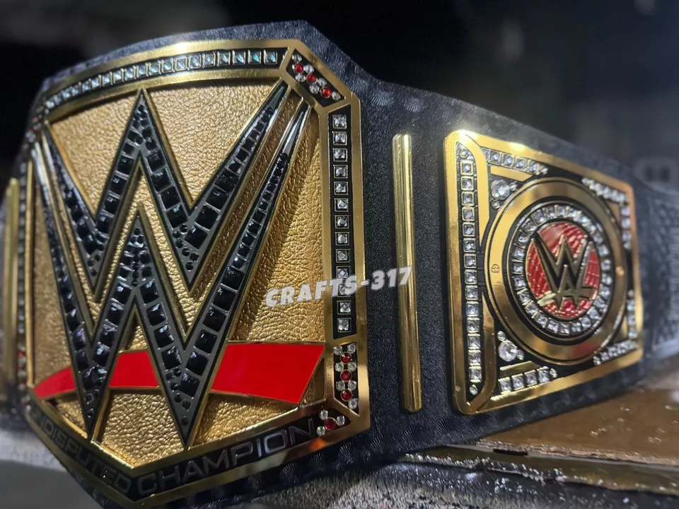 NEW UNDISPUTED CHAMPIONSHIP TITLE UNIVERSAL REPLICA BELT 2MM BRASS ...