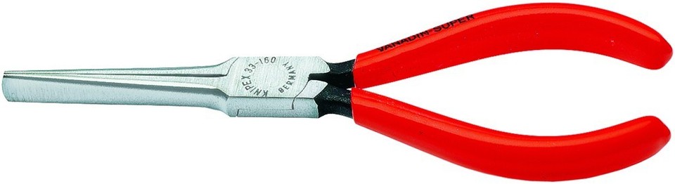Knipex 6-1/4in True Duckbill Pliers 3301160 Thin 1/16" (1.5mm) Flat ...