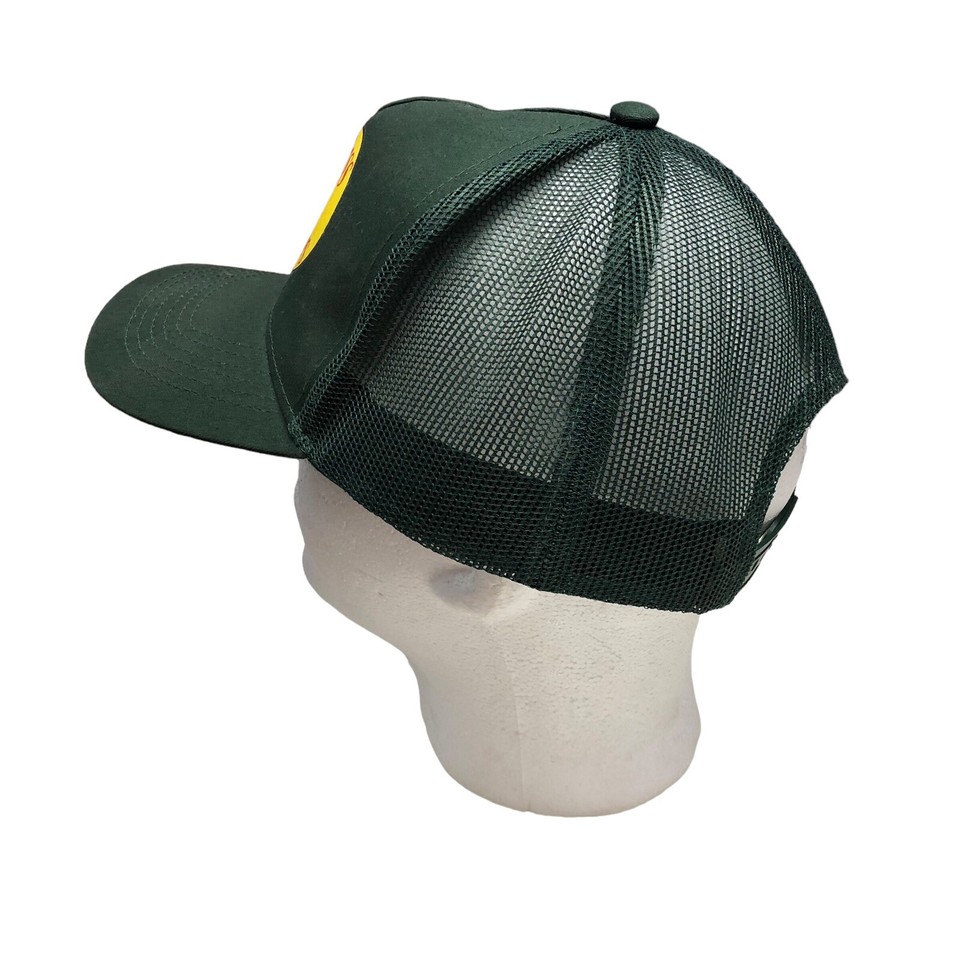 Bass Pro Shops Hat Outdoor Fishing Green Trucker Mesh Cap Adjustable ...
