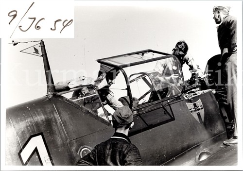 T925 Foto Wehrmacht Archiv Repro Luftwaffe Flugzeug JG54 Emblem Me109 ...