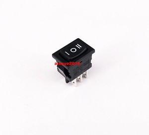 RLEIL RL3-10 u 1E4 Rocker Switch 3 Positions 6 Pins 6A 250V 10A 125V AC ...