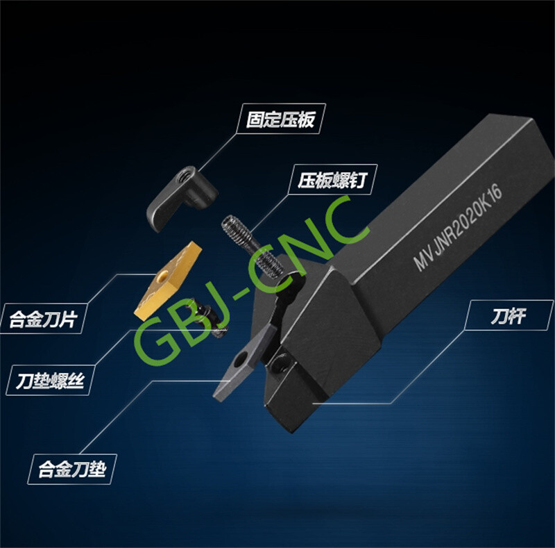 93° Indexable tool rest MVJNR L 1616 2020 K16 2525 M16 3232P16 for ...